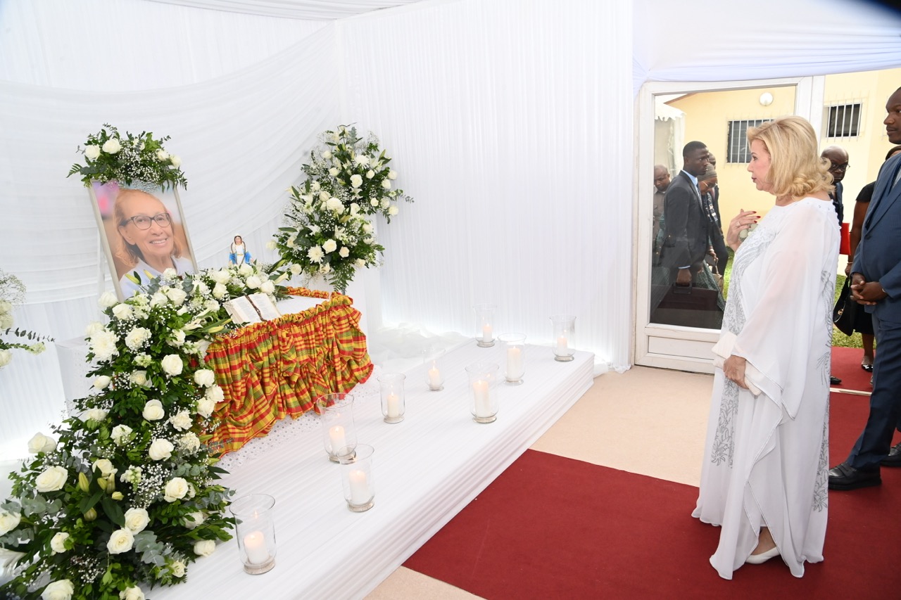Death of Mrs. Ouattara Gaoussou: First Lady Dominique Ouattara offers ...